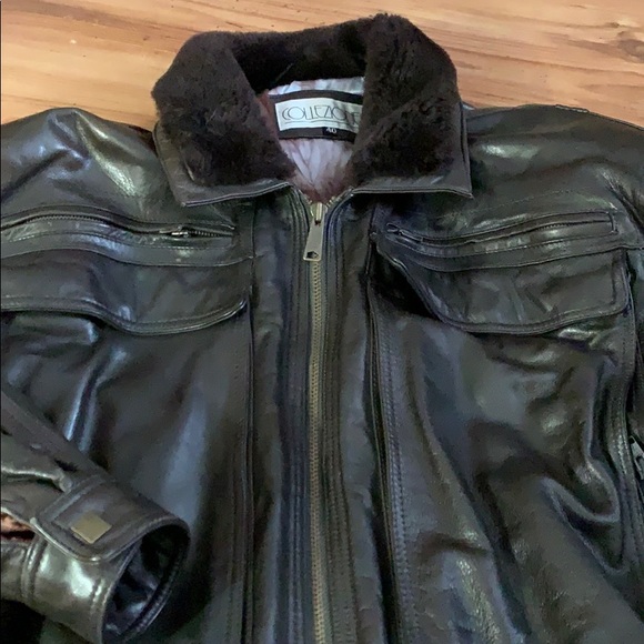 collezione | Jackets & Coats | Collezione Vintage Leather Jacket | Poshmark